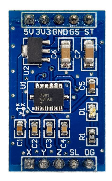 Mma7361 Analog Accelerometer • Wolles Elektronikkiste