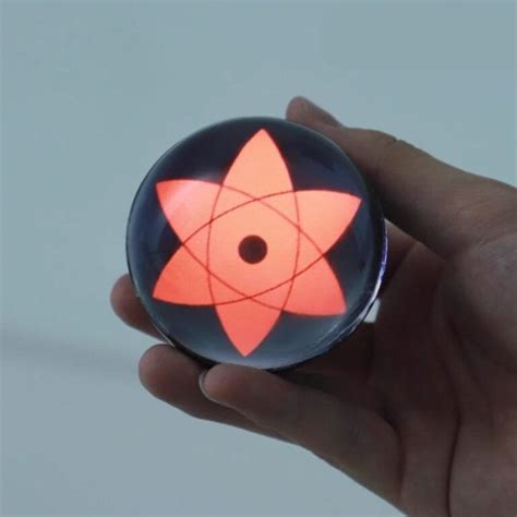 3d Crystal Naruto Sharingan Eye Ball Custom Video Uploadable Display