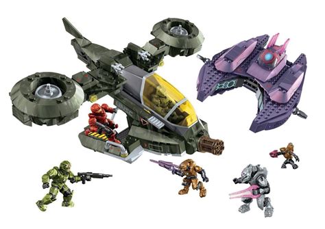 Mega Bloks Halo Unsc Hornet Versus Covenant Vampire 97123 New Set 15