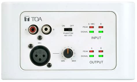 Toa Electronics M 822io Am Remote Audio Input Output Panel Projector Super Store Pssav