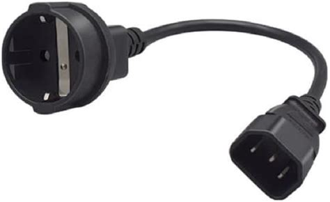 Ycyuyufuns Ups Pdu Power Extension Cable Iec 320 C14 Male To Schuko Cee7 4 European Female