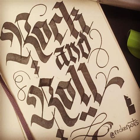 Rock Calligraphy Calli Graphy
