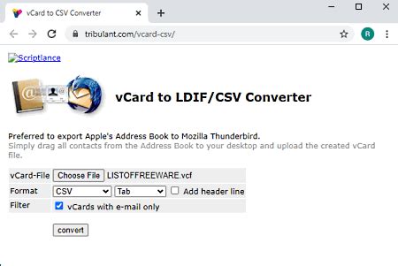 6 Best Free Online VCF To CSV Converter Websites