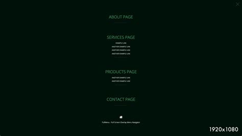 Fullmenu Fullscreen Overlay Menu Navigator By Codetojoy Codester