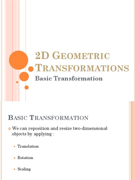 2d transformation pdf pdf coordinate system 2 d computer graphics