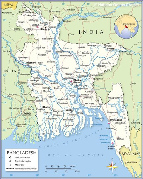Map Of Bangladesh Thong Thai Real