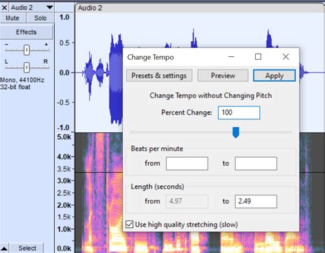 How To Adjust Audio Speed In Audacity Voice Over Tip