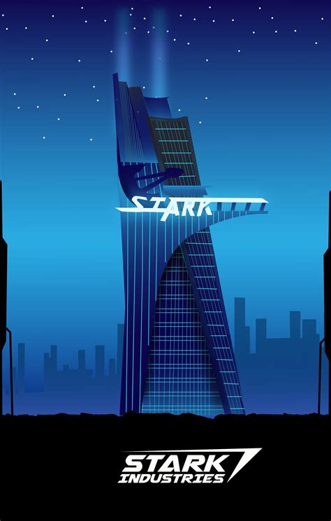 The Avengers Home Stark Tower On Behance