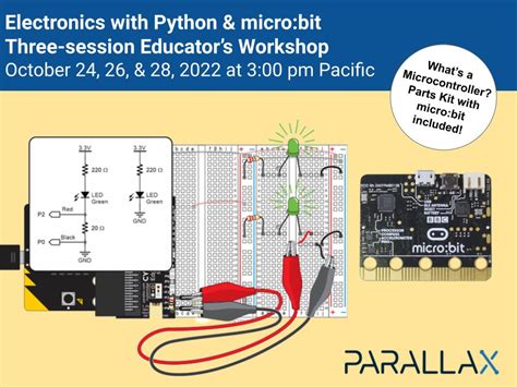 Electronics With Python And Microbit Three Session Educators Workshop