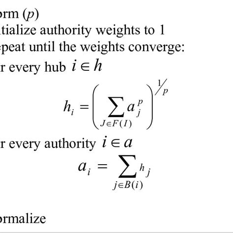 8 norm p algorithm download scientific diagram
