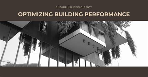 2025 Ensuring Building Performance Optimizing Efficiency Archova Visuals