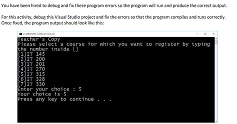 Solved Ou Have Been Hired To Debug And Fix These Program Chegg Com