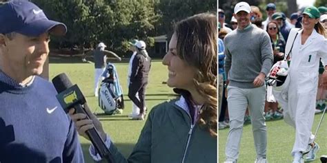 Rory Mcilroy And Amanda Balionis Share Relaxed Moment At Masters Two