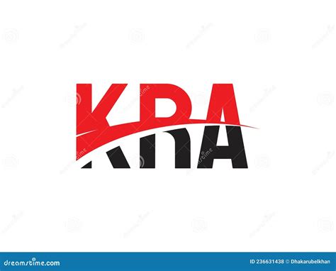 Kra Letter Initial Logo Design Vector Illustration Stock Vector