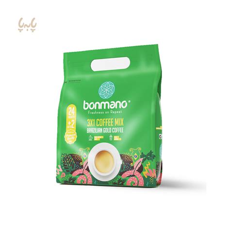 کافی میکس گلد برزیل سبز بن مانو 24 عددی