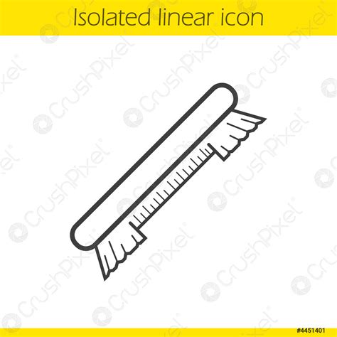 Brush Linear Icon Stock Vector 4451401 Crushpixel