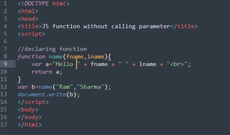 Javascript Function Calling Methods Computer For See And Neb