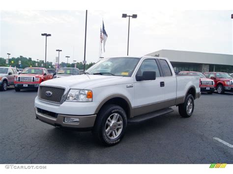 2005 Oxford White Ford F150 Lariat Supercab 4x4 53224475 Photo 6