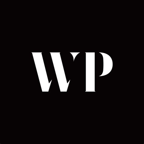 WP Logo Letter Initial Logo Designs Template 2768233 Vector Art At Vecteezy