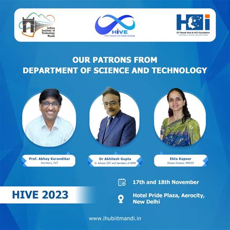 Iit Mandi Ihub And Hci Foundation On Linkedin Hive Dst Industry Academia Ihub Iitmandi