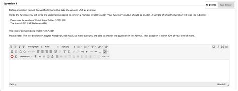 Solved Question 1 10 Points Save Answer Define A Function