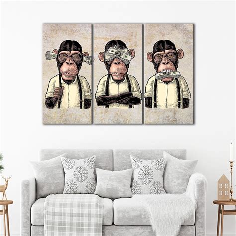 Three Wise Monkeys Art