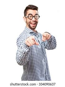 Nerd Smiling Having Fun Like Nerd Stock Photo 334090655 Shutterstock