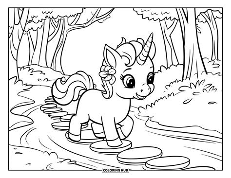 100 Dibujos De Unicornios Bebés Para Colorear Para Niños Y Adultos