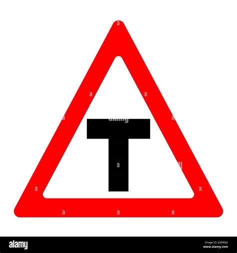 T Intersection Sign Vector Design Stock Vector Image And Art Alamy T Intersection Sign Vector Design Stock Vector Image And Art Alamy