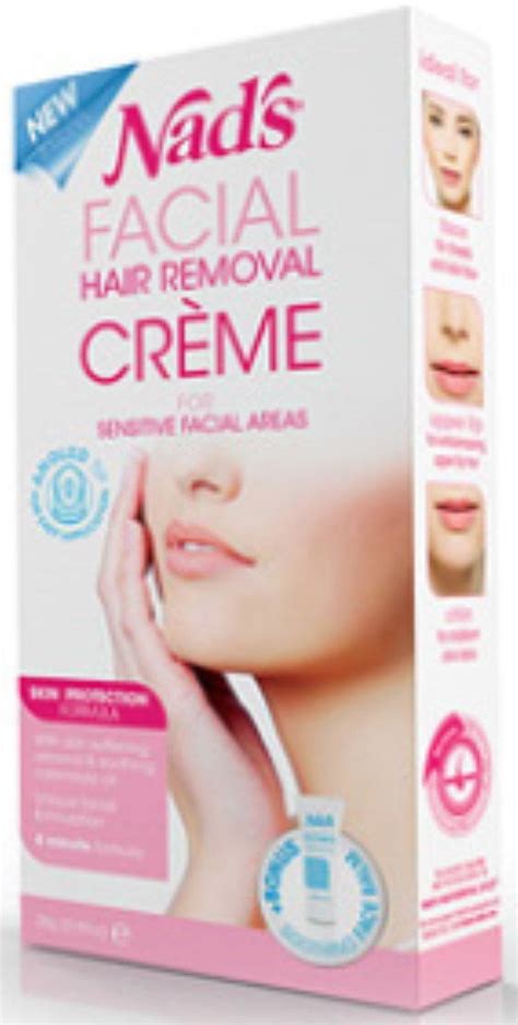 Nads Gentle Facial Hair Removal Creme With Almond And Calendula Oils