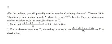 Solved 3 For The Problem You Will Probably Want To Use The