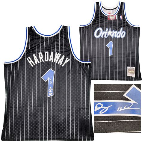 Orlando Magic Anfernee Penny Hardaway Autographed Black Authentic