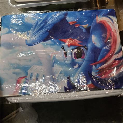 Rainbow Dash Computer Desk Pad Never Opened Still Depop