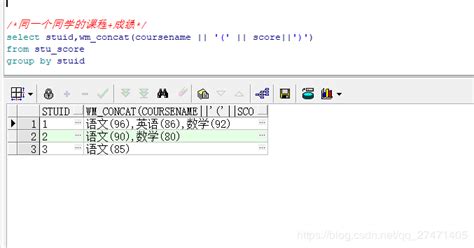 wm concat 和group concat 合并同列变成一行的用法以及和concat 合并不同列的区别 腾讯云开发者社区 腾讯云