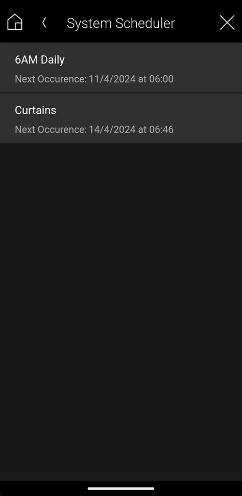 System Scheduler