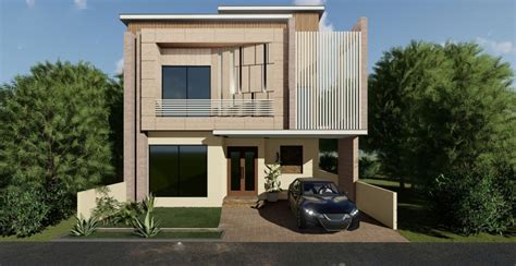 Moeez Raza On Linkedin 10 Marla House Modern Design