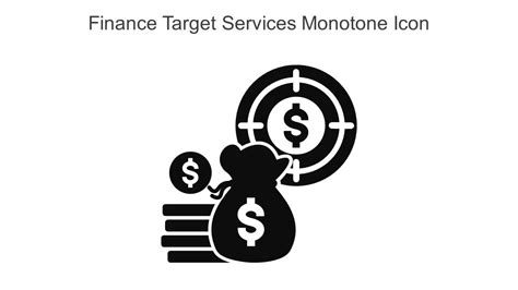 Finance Target Services Monotone Icon In Powerpoint Pptx Png And Editable Eps Format PPT Sample
