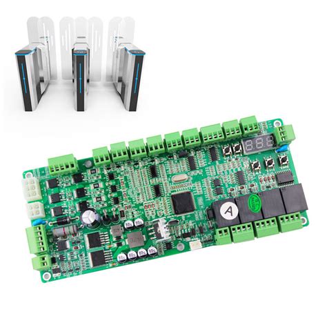 Flap Gate Speed Gate Drive Controller Function All In One With Sensitive Anti Pinching Protection