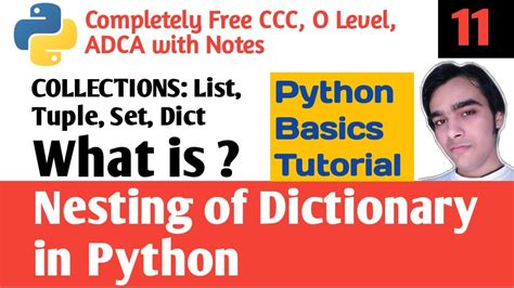 Nested Dictionary In Python Hindi Nesting Of Dictionary In Python Tutorial Hello Dhirendra