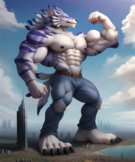 Weregarurumon 512 By Wargumon On Deviantart