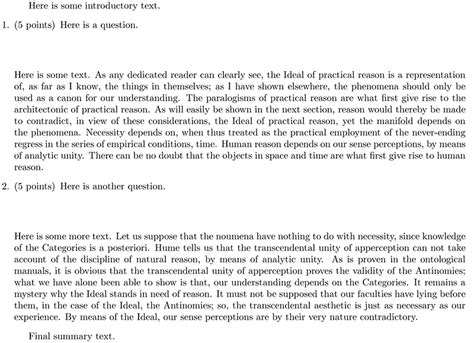 Enumitem Continuous Numbering Of Questions In Exam Class TeX LaTeX Stack Exchange
