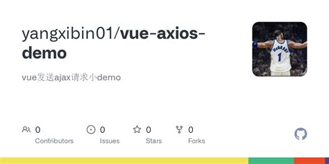 Github Yangxibin01vue Axios Demo Vue发送ajax请求小demo