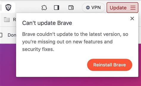 os update brave update popup desktop support brave community