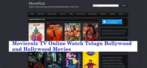 Movierulz Tv Online Watch Telugu Bollywood And Hollywood Movies