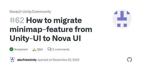 How To Migrate Minimap Feature From Unity Ui To Nova Ui · Novaui Unity