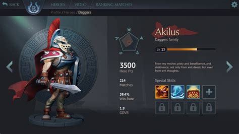 Moba Game Ui Mockup Character Design On Behance