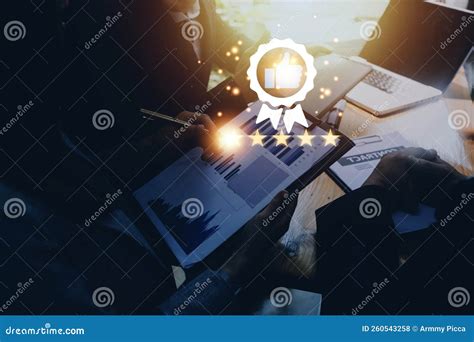 Hand Shows The Sign Of The Top Service Quality Assurance Guarantee Standards Iso