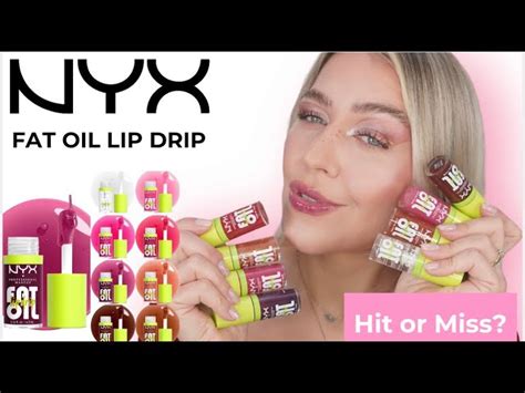 Nyx Fat Lip Oil Swatches