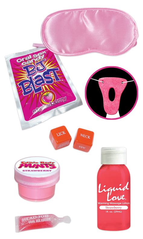 Flirty Flavor Edible Kit For Lovers Com Pleasure