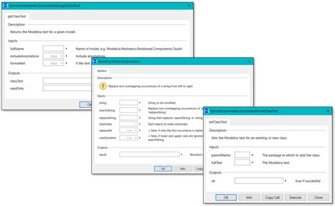 how to work with modelica files using an inbuilt modelica function or three claytex